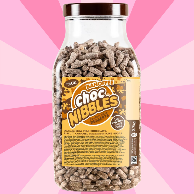 Banoffee Choc Nibbles (100g) | Joyofsweets.com – JoyofSweets.com