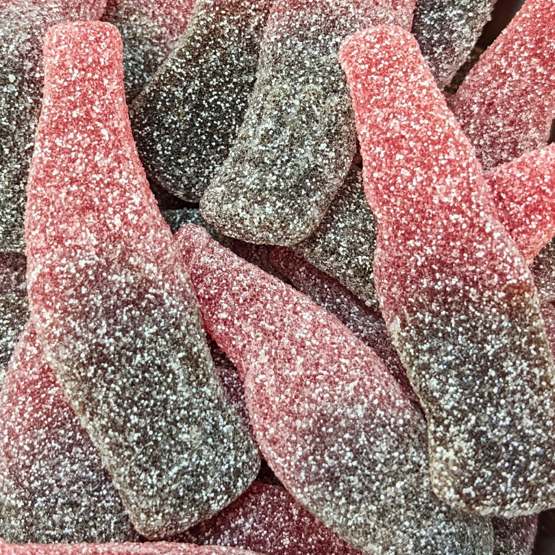 Jumbo Fizzy Cherry Cola Bottles (100g) | Joyofsweets.com – JoyofSweets.com