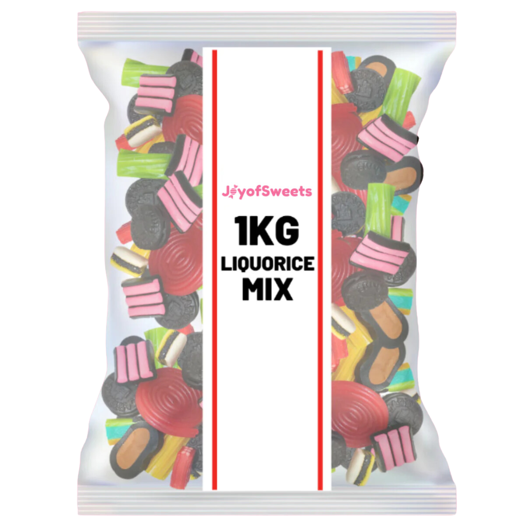 Liquorice Assortment Mix 1kg (Pre-made) | Joyofsweets.com – JoyofSweets.com