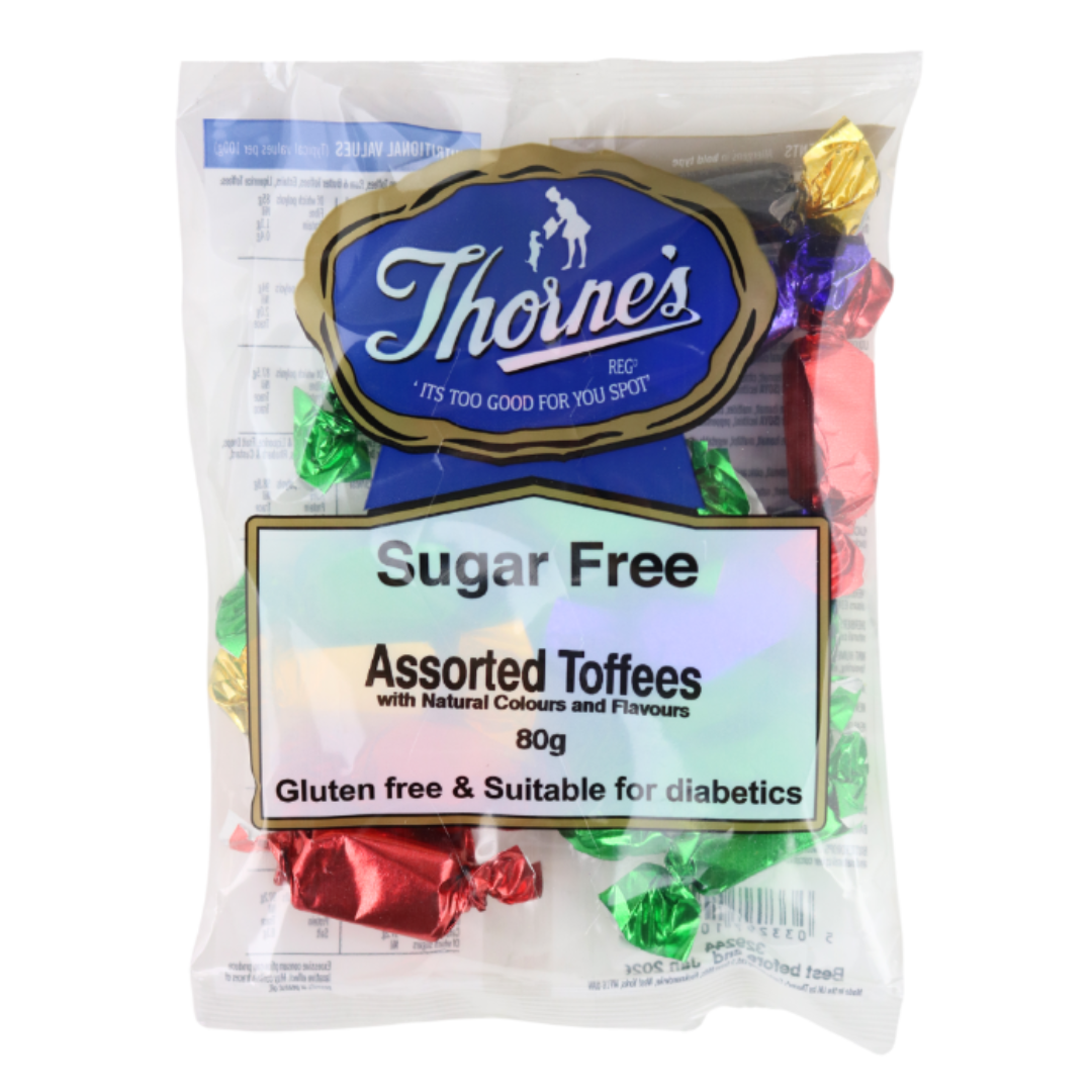 Assorted Toffees Sugar Free (80g) | Joyofsweets.com – JoyofSweets.com