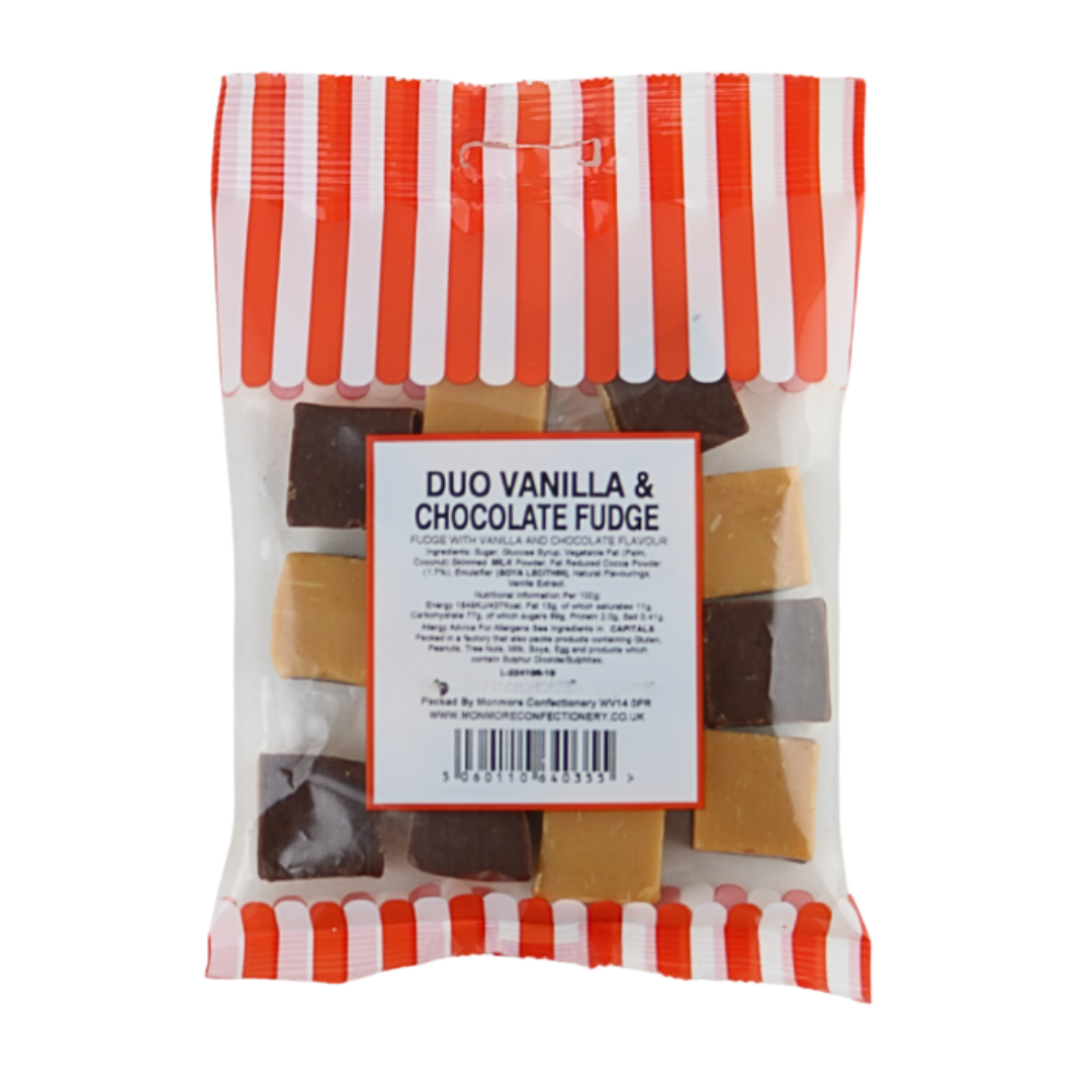 Vanilla and Chocolate Fudge (180g) | Joyofsweets.com – JoyofSweets.com