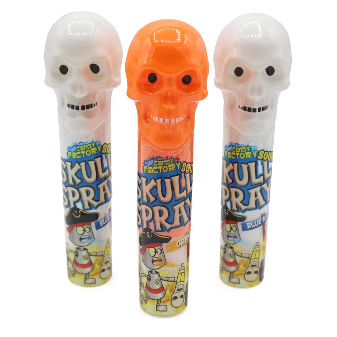 Crazy Candy Factory Sour Skull Sprays 50ml | Joyofsweets.com ...
