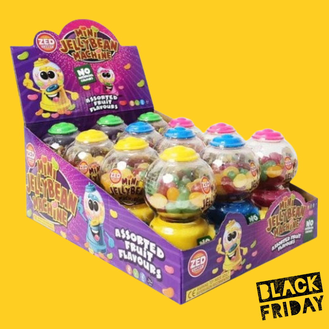 Zed Candy Mini Jelly Bean Machine 12 Pack | Joyofsweets.com ...