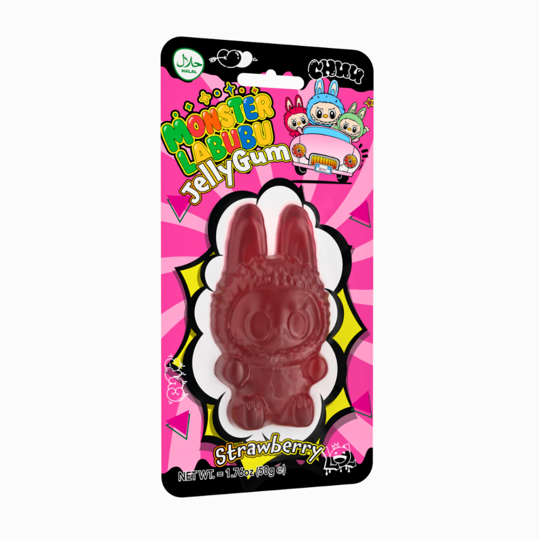 Monster Labubu Strawberry Jelly Gum 50g | Joyofsweets.com – JoyofSweets.com