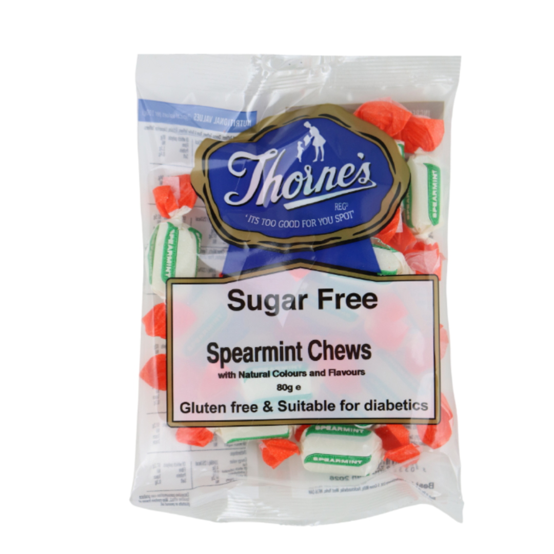 Spearmint Chews Sugar Free (75g) | Joyofsweets.com – JoyofSweets.com