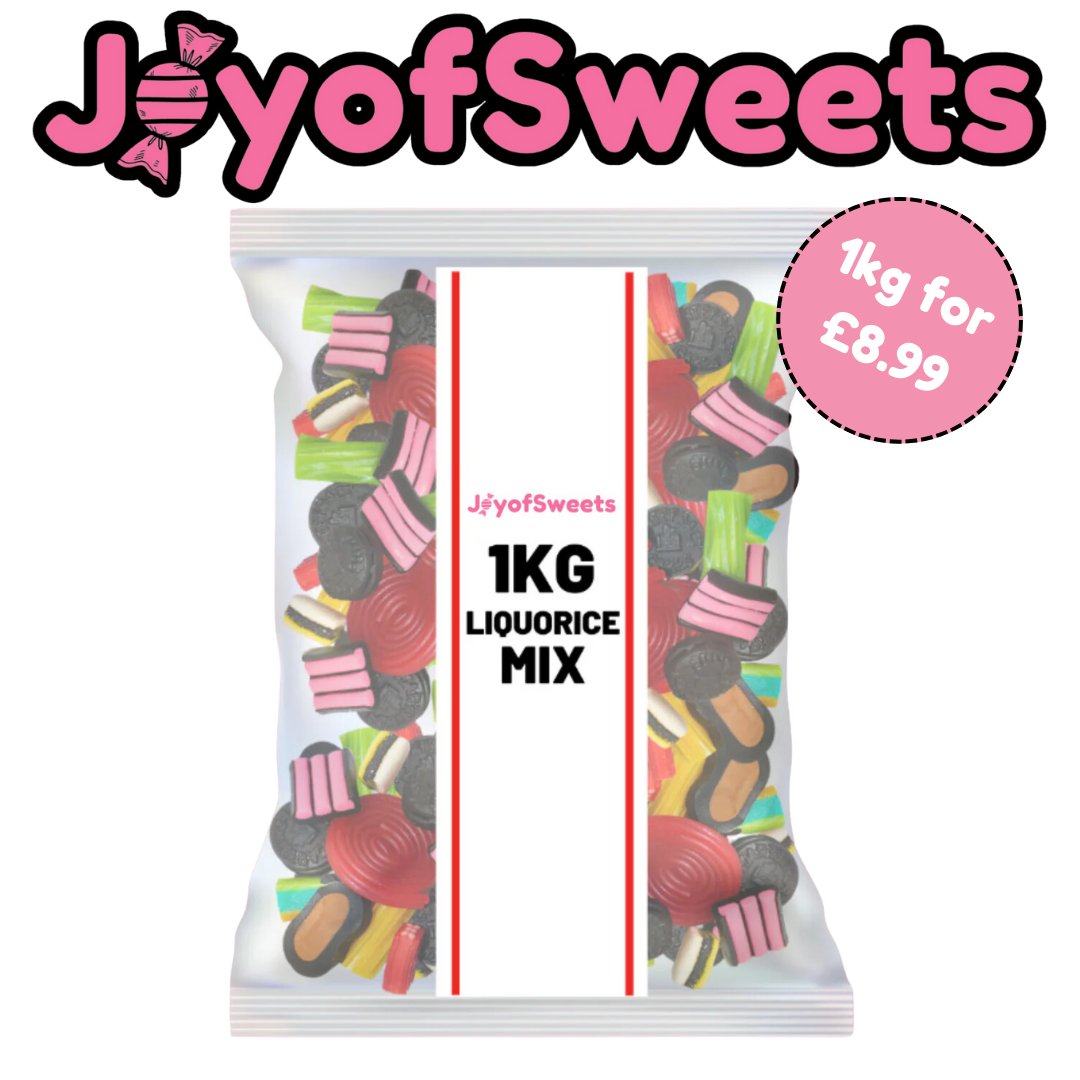 Liquorice Assortment Mix 1kg (Pre-made) | Joyofsweets.com – JoyofSweets.com