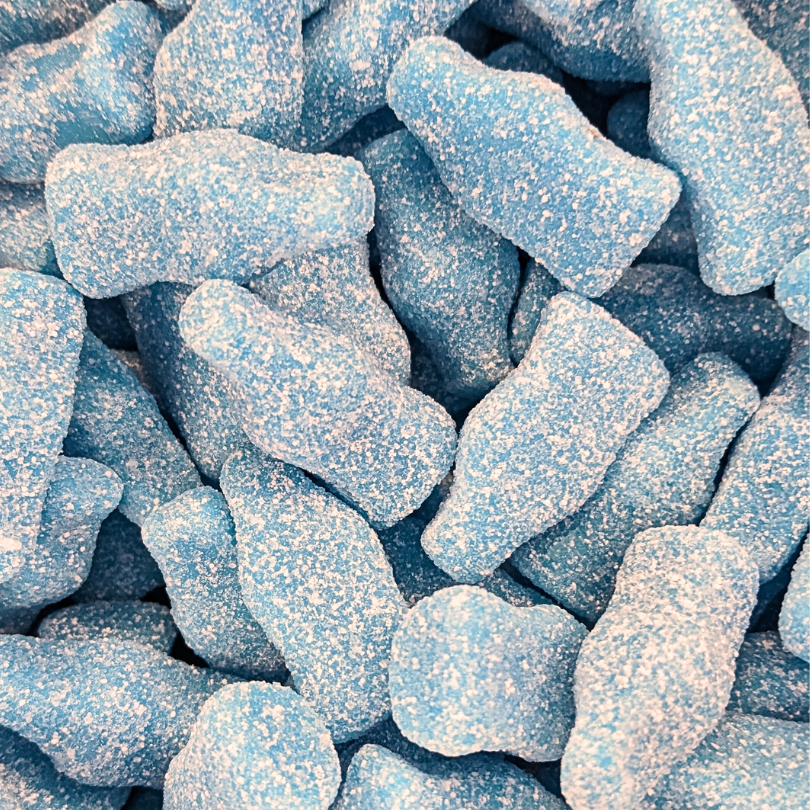 Fizzy Blue Bottles (100g) (Vegan) | Joyofsweets.com – JoyofSweets.com