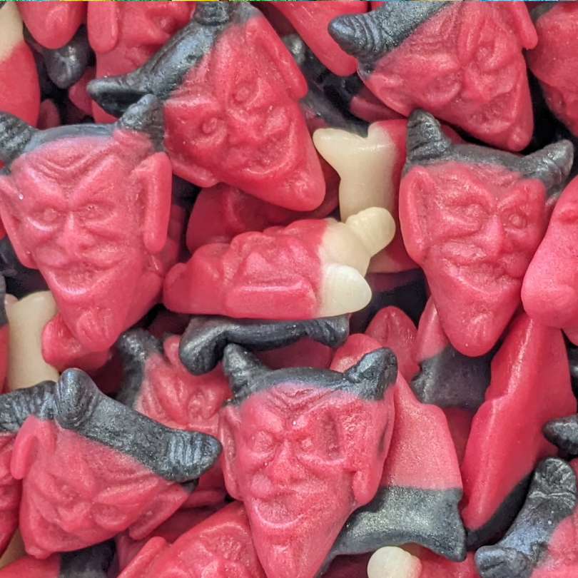 Red Devil Heads (100g) | Joyofsweets.com – JoyofSweets.com