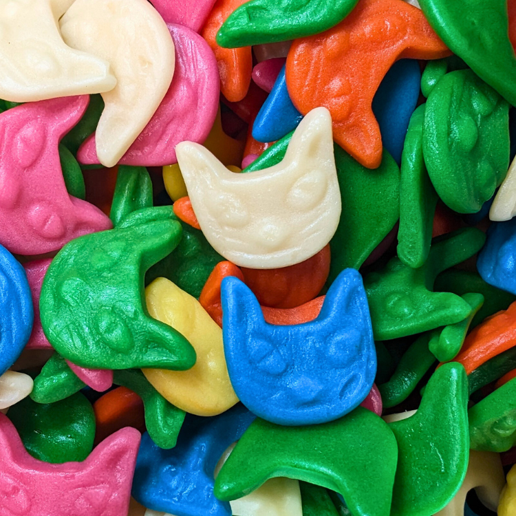 Jelly Cat Heads (100g) | Joyofsweets.com – JoyofSweets.com