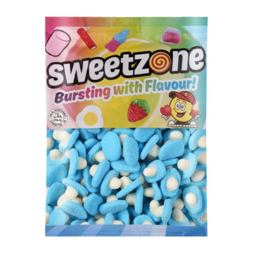 Sweetzone Blue Raspberry Mushrooms 1kg | Joyofsweets.com – JoyofSweets.com