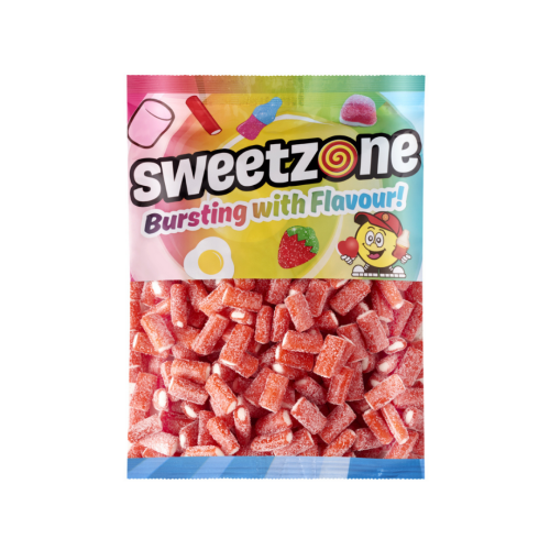 Sweetzone Fizzy Strawberry Pencils 1kg | Joyofsweets.com – JoyofSweets.com